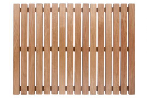 Sauna Floor Wooden Mat | Roll Up Hardwood - Alder 600x1000mm