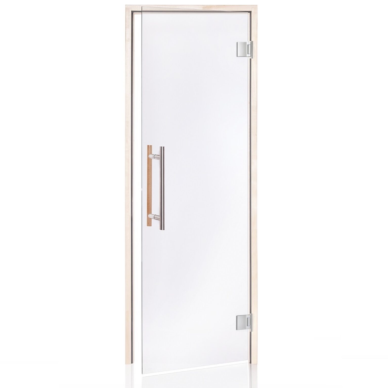 Sauna glass door. Clear | Premium + | Chrome or Black Hinges/Handle