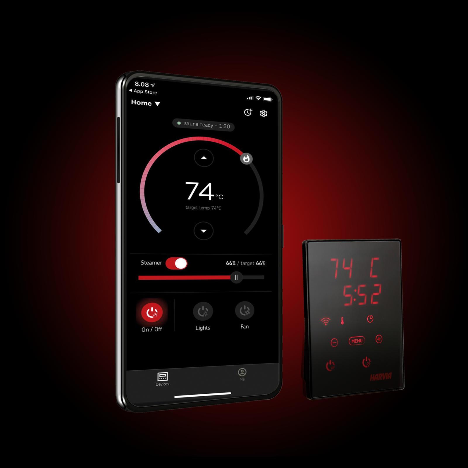 Harvia Spirit 6kW and 9kW + WiFi app control | UK Stock